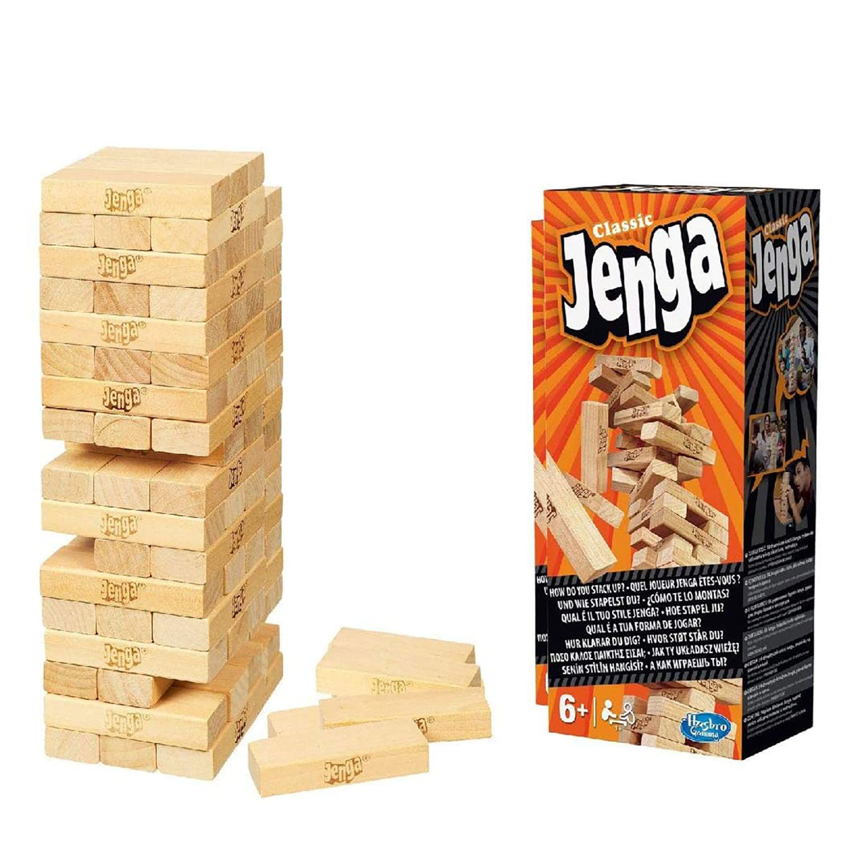 Jenga Clásico de Madera – Waldo's
