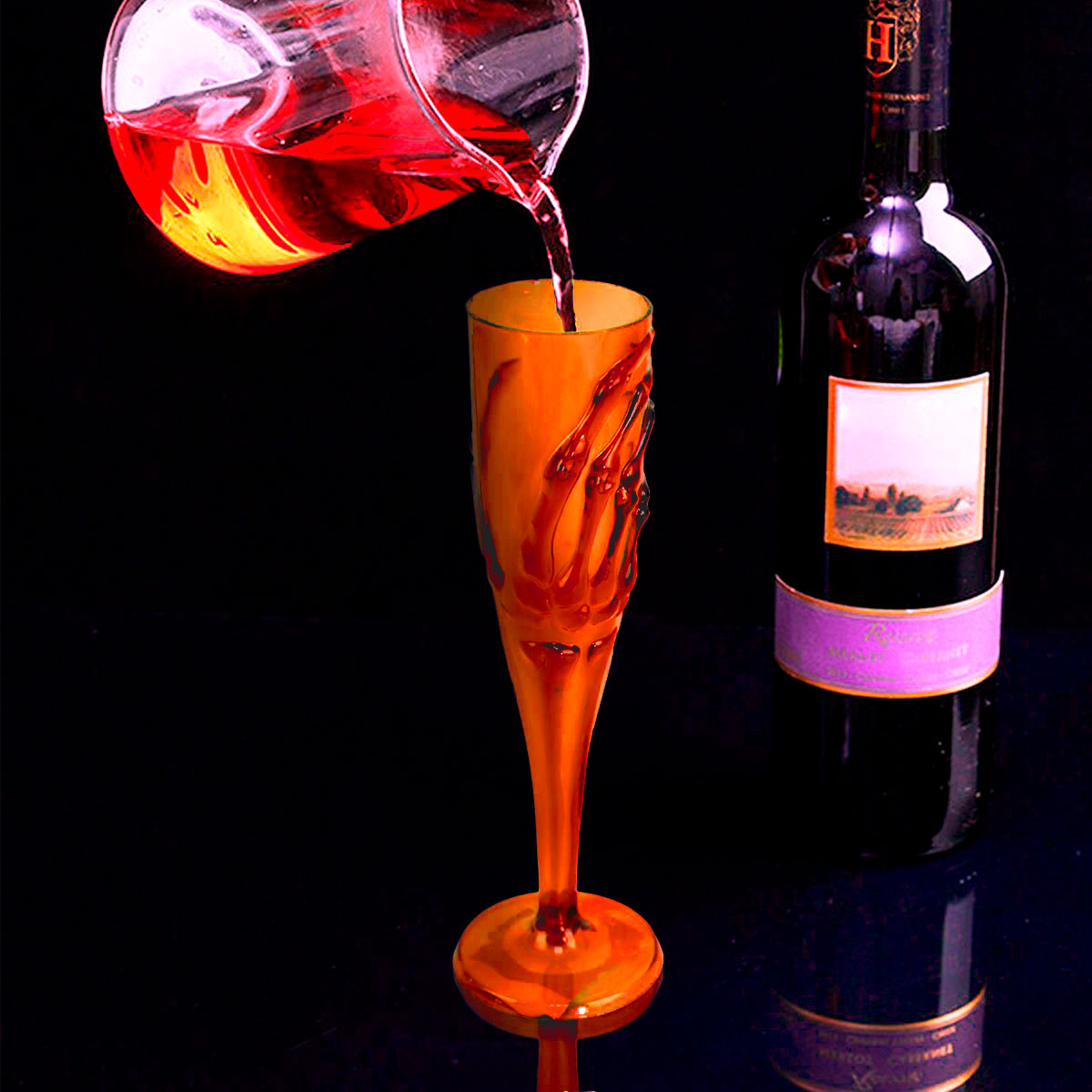 Copa color Naranja con Diseño de Agarre Fantasmal – Waldo's