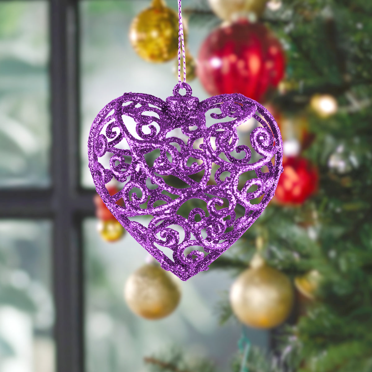 Corazón Decorativo color Morado – Waldo's