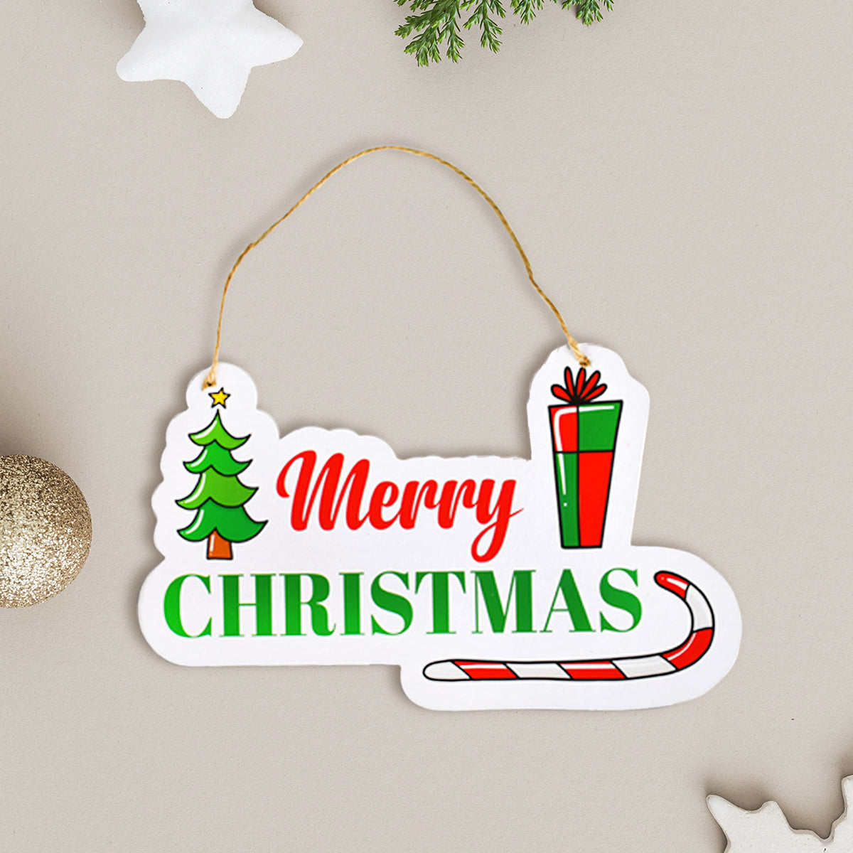 Letrero Decorativo, Merry Christmas – Waldo's