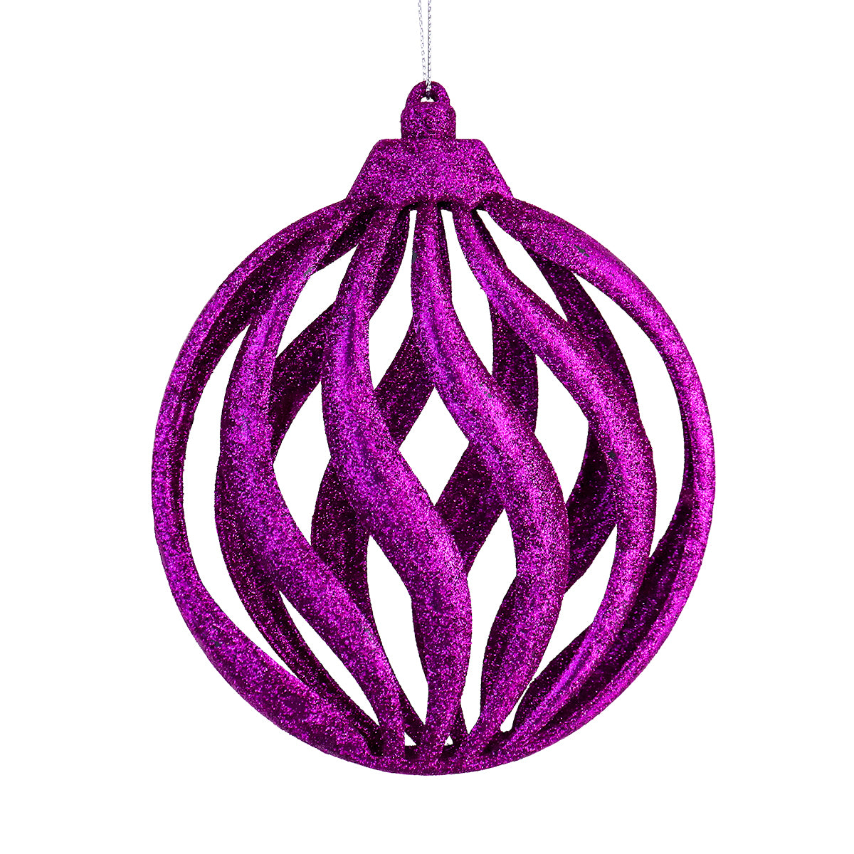 Esfera con Diamantina color Rosa, 17cm – Waldo's