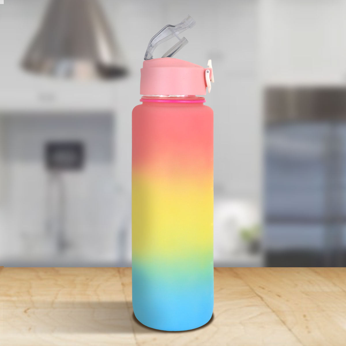 Botella de Agua Deportiva, color Rosa, 1L – Waldo's