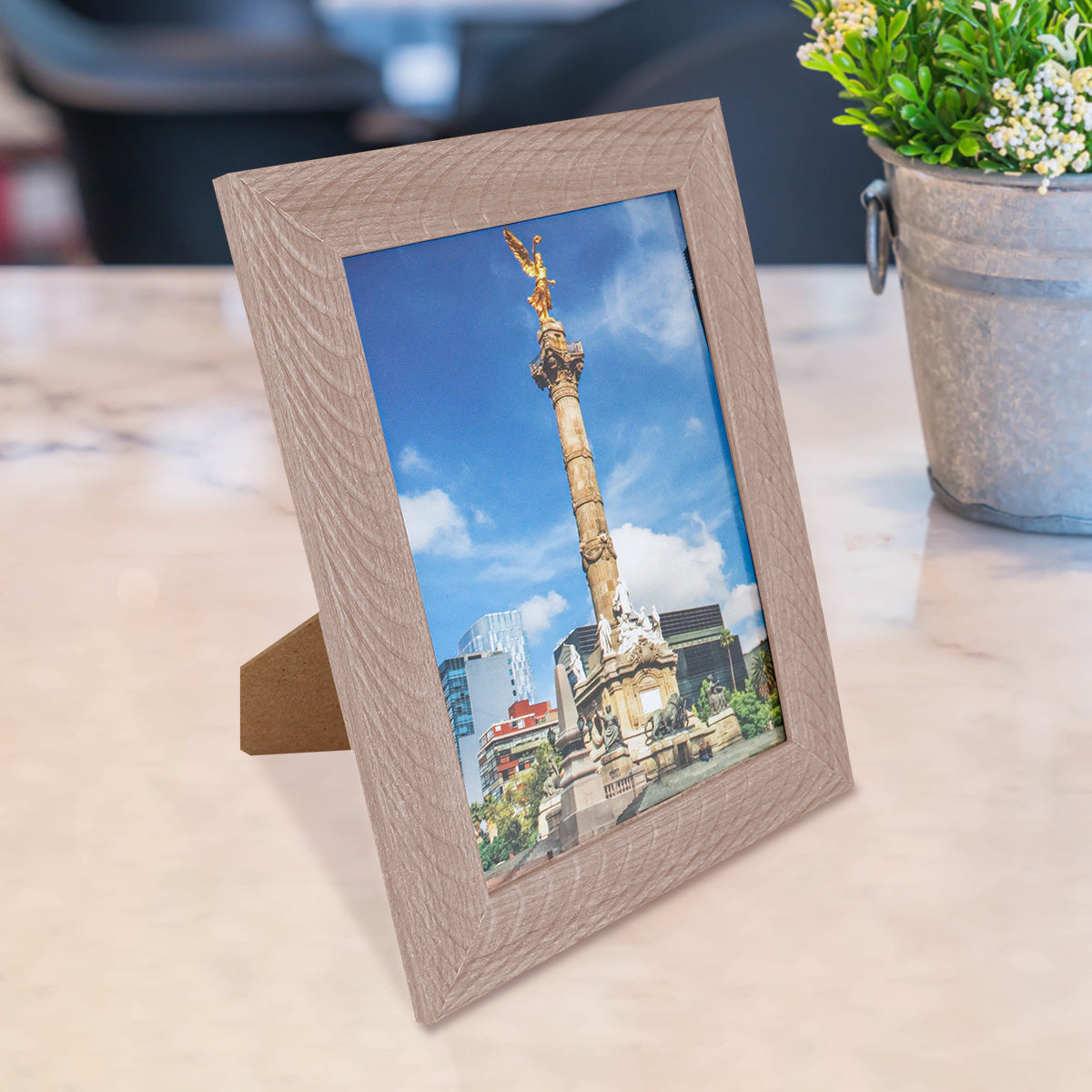 Portarretratos con Marco color Beige 13x18cm – Waldo's