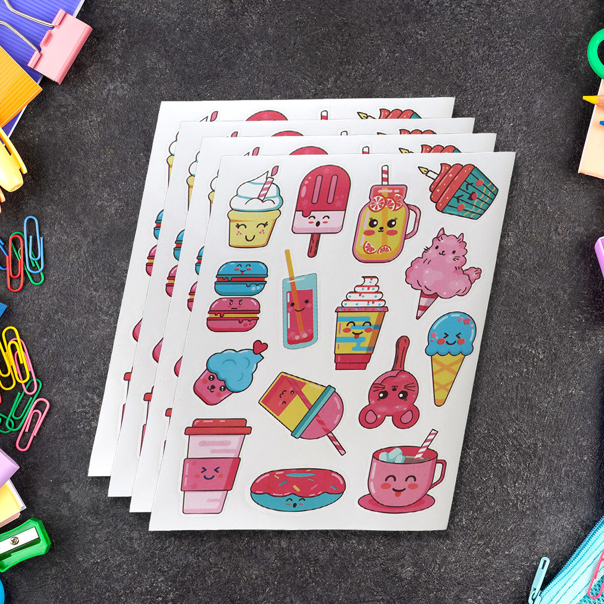 Stickers con Adhesivo en Forma de Postres – Waldo's