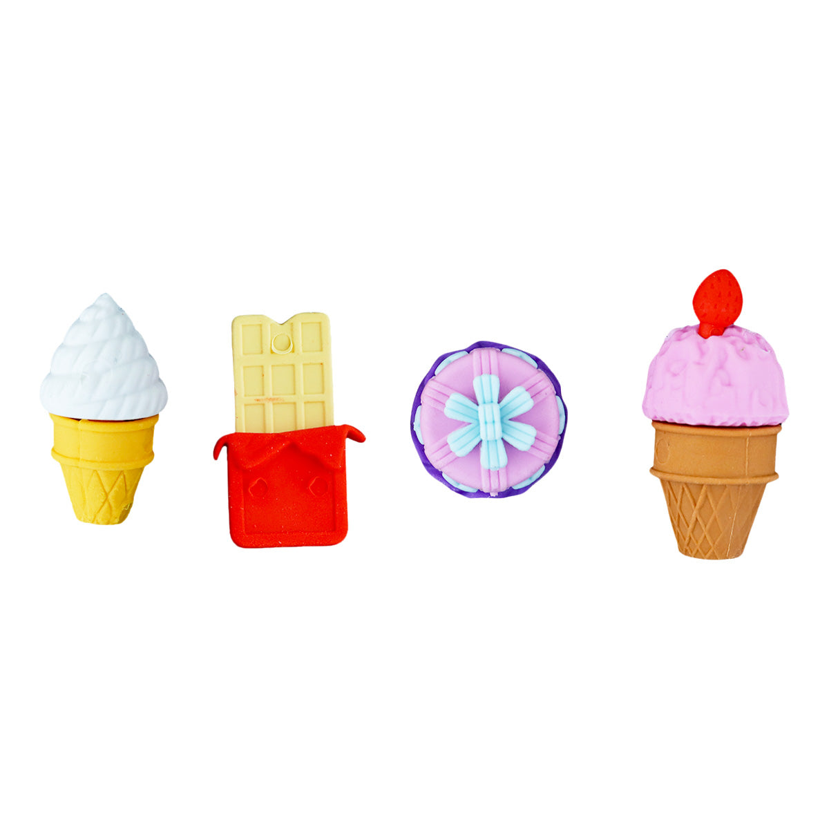 Set de 4 Gomas en Forma de Helado – Waldo's
