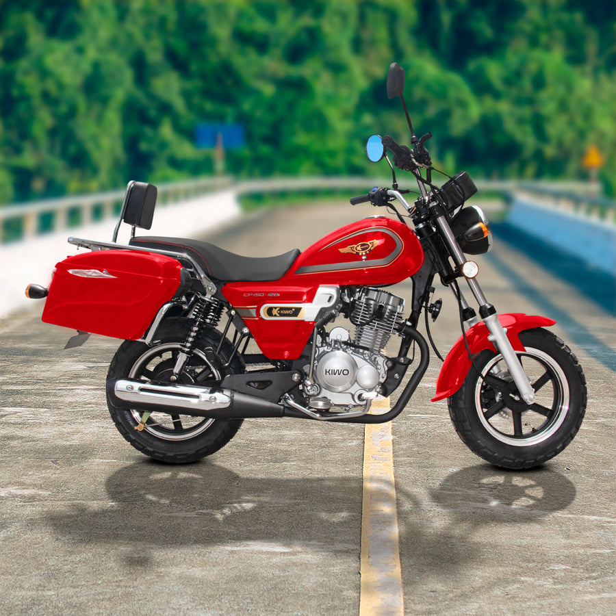Motocicleta Kiwo 150 2025, color Rojo – Waldo's