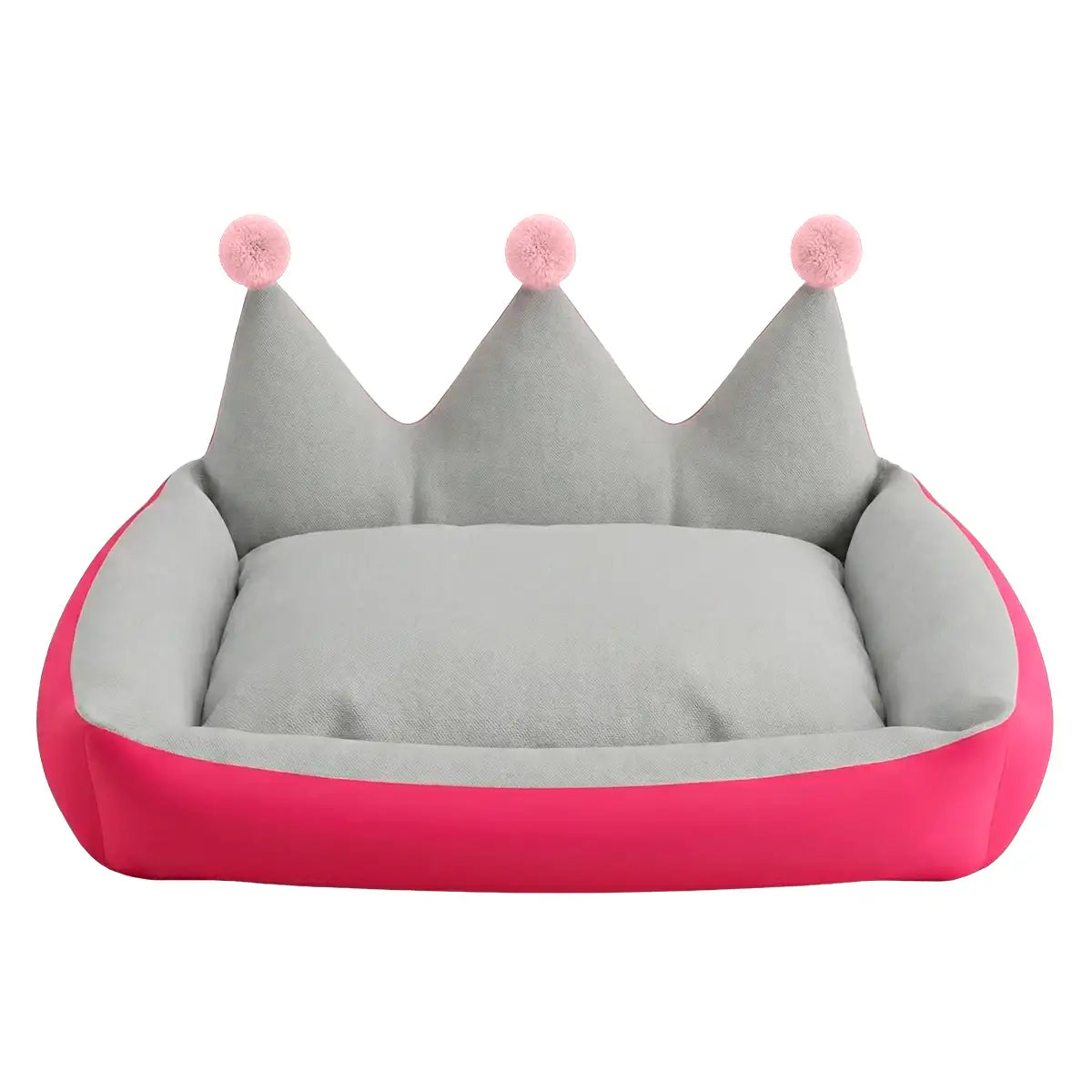Cama para Mascota en Forma de Corona, Color Crema – Waldo's