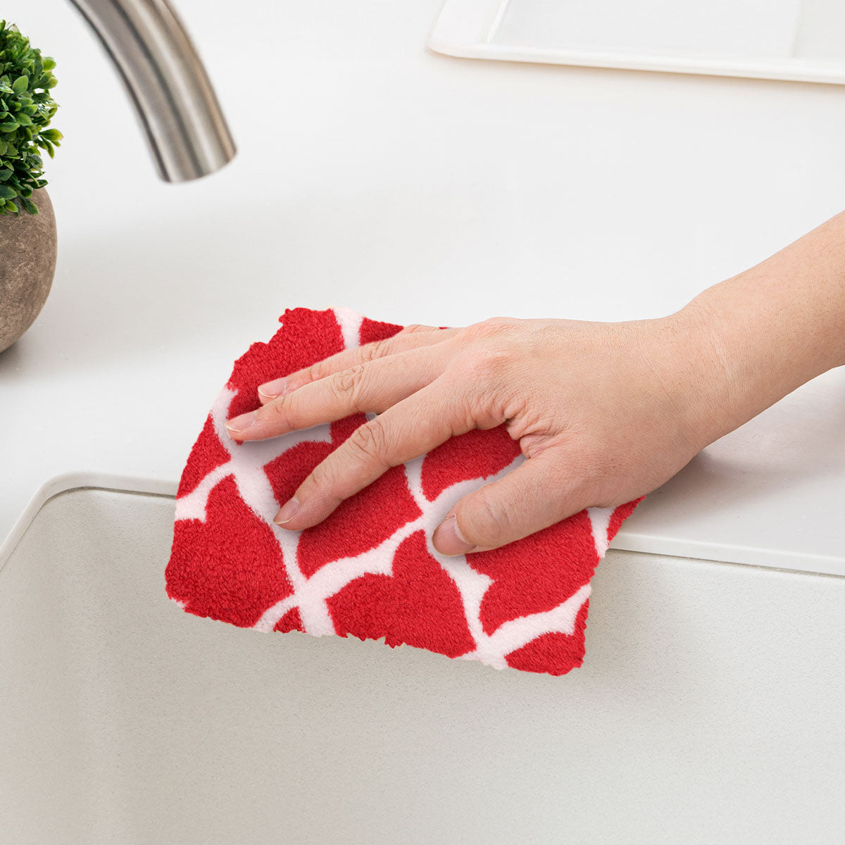 Kit de Trapos de Cocina, Rojo, 2 pzas – Waldo's