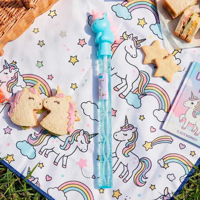 Vara de Burbujas, Unicornio, Color Azul – Waldo's