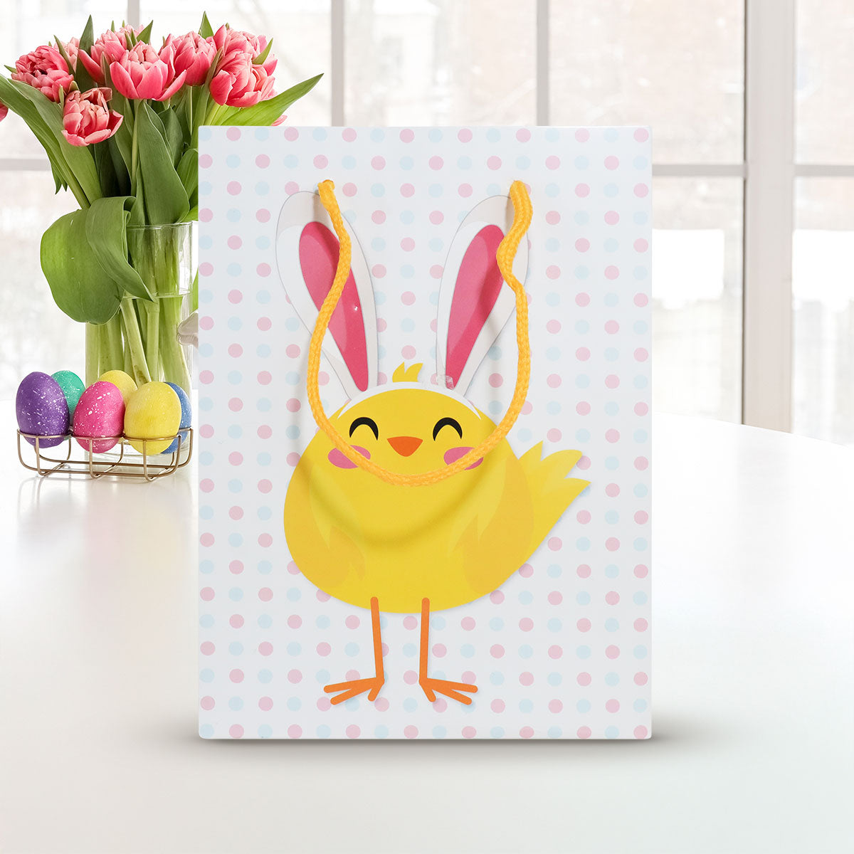 Mini Bolsa de Regalo de Pollito con Diadema Orejas – Waldo's