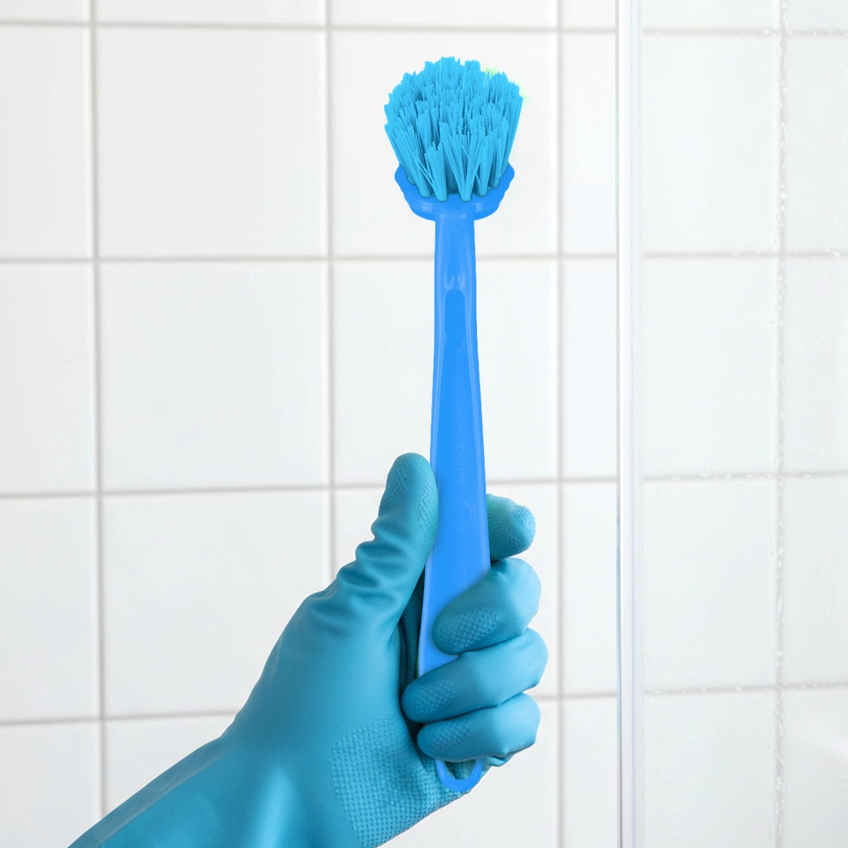 Cepillo con Mango, Flor, Color Azul – Waldo's