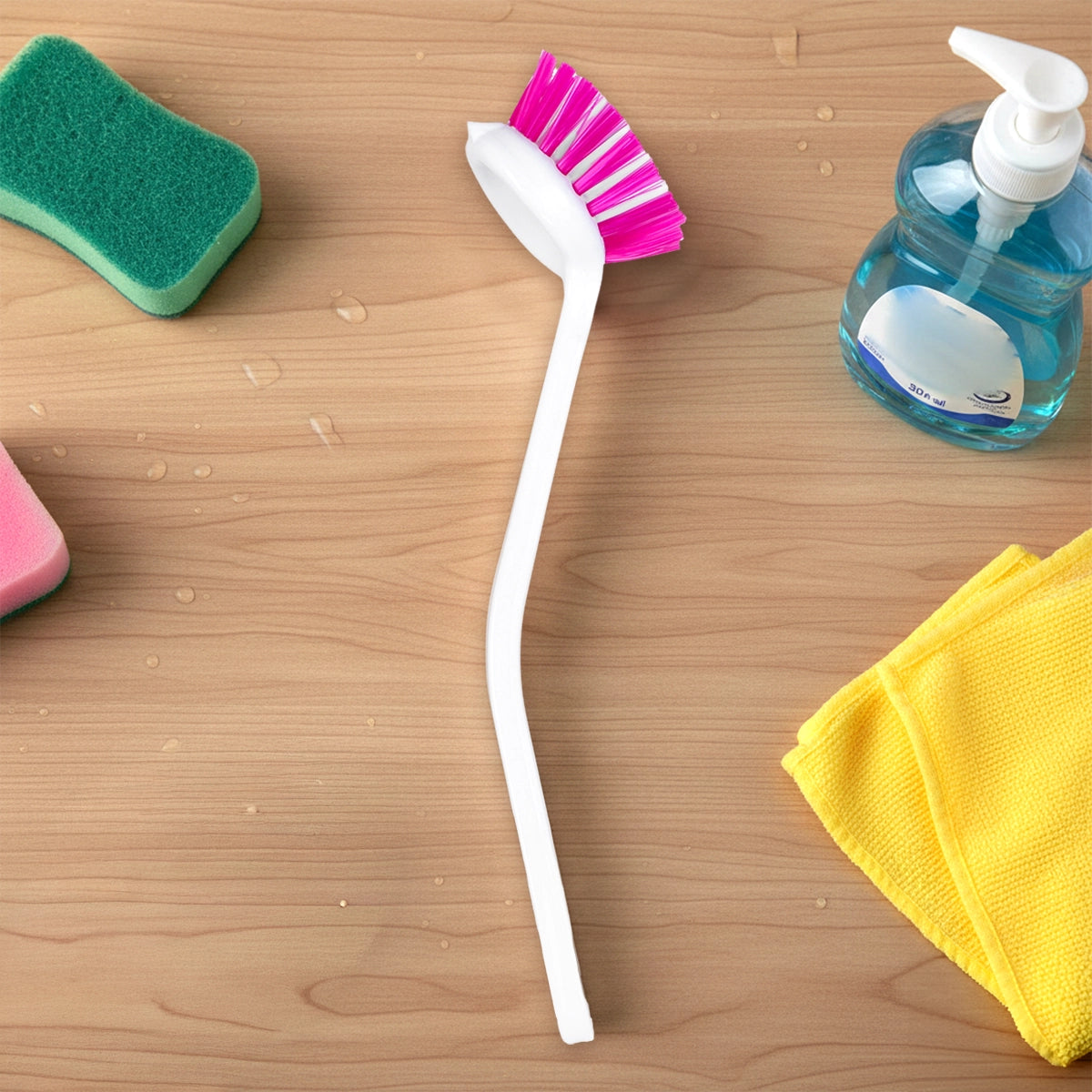 Cepillo con Mango, Color Rosa – Waldo's