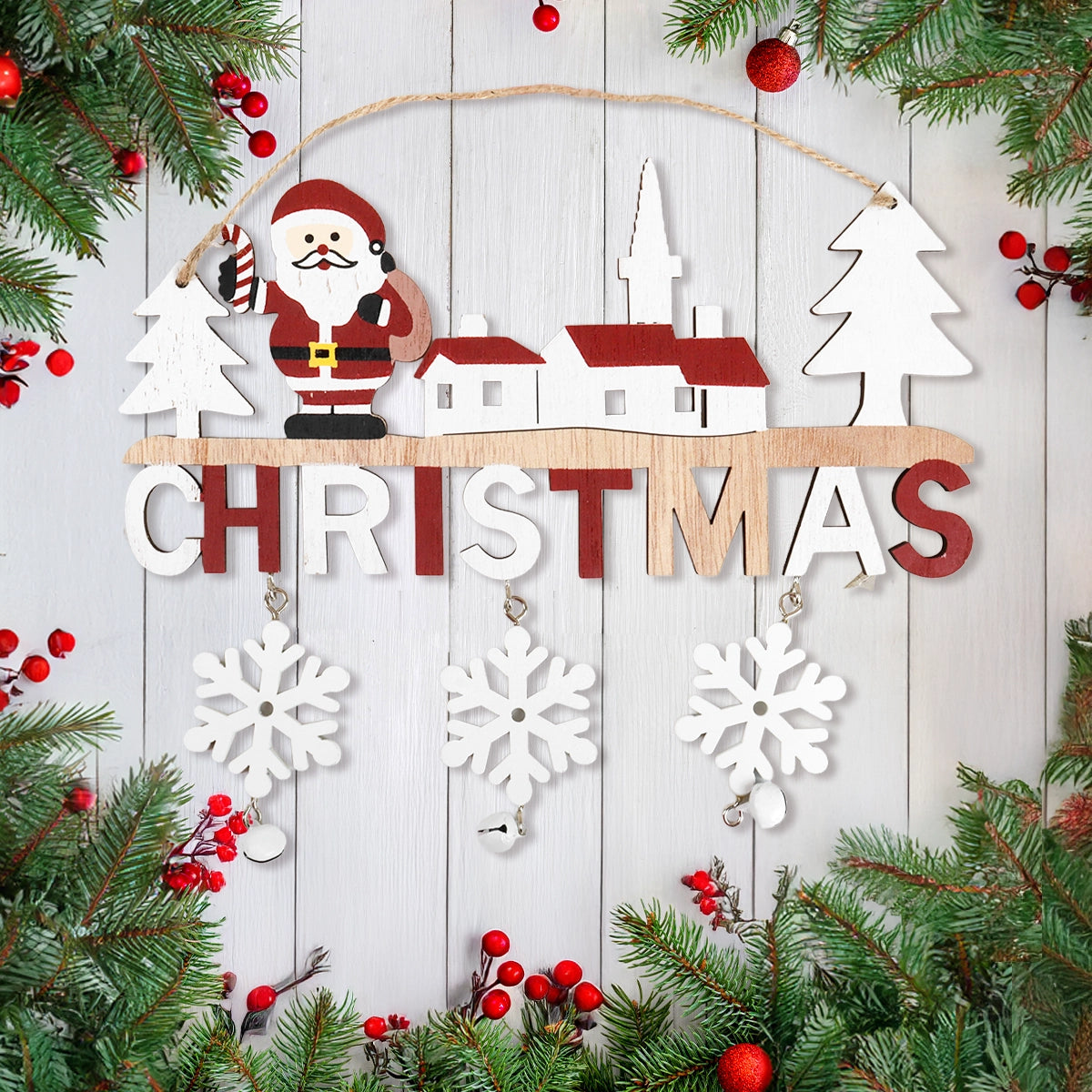 Letrero Navideño en MDF, Christmas – Waldo's