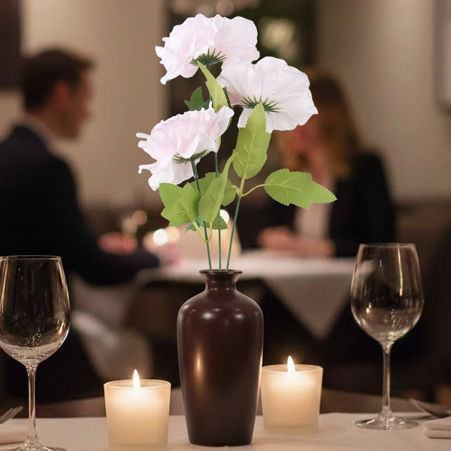 Peonia, 3 Flores Artificiales, Color Rosa – Waldo's