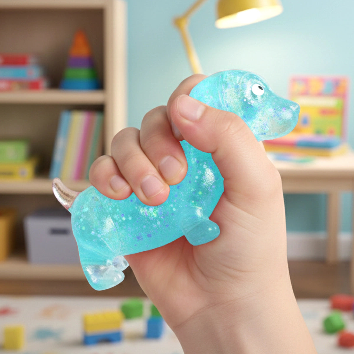 Squishy Perrito, Color Azul – Waldo's