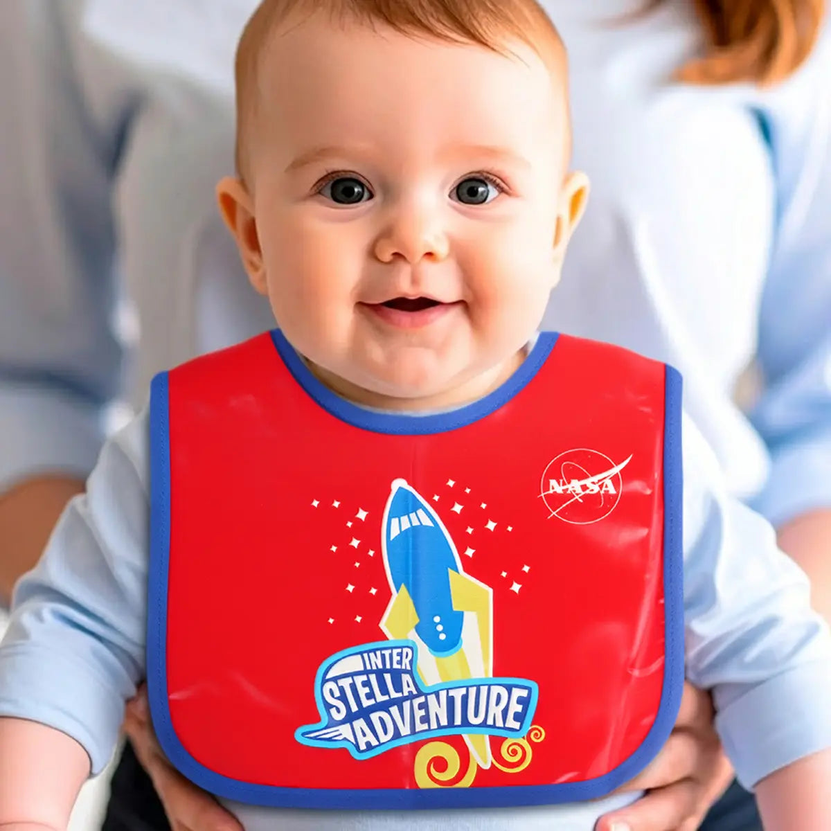 Babero para Bebé, NASA, Color Rojo – Waldo's