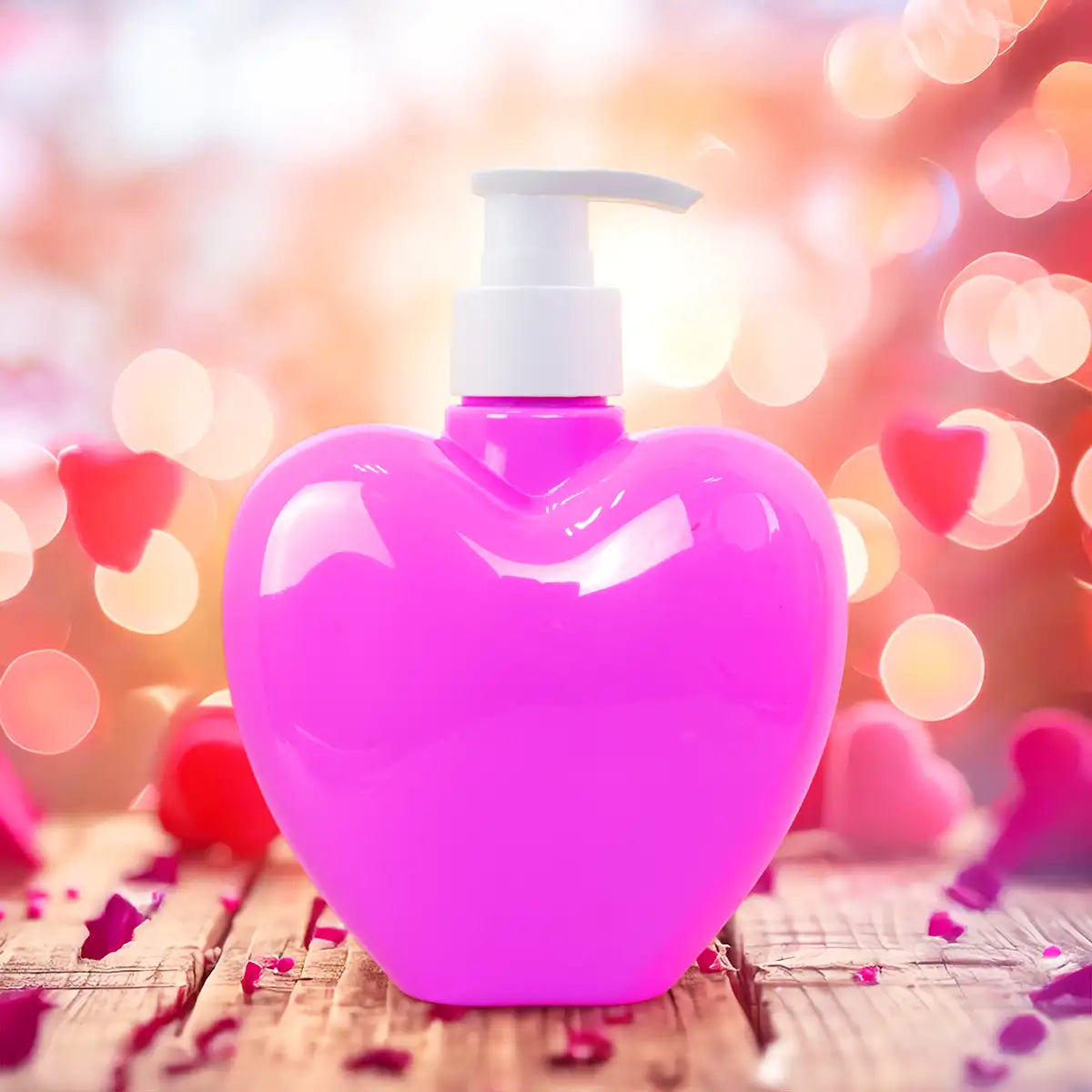 Dispensador de Jabón, Corazón, Color Morado – Waldo's