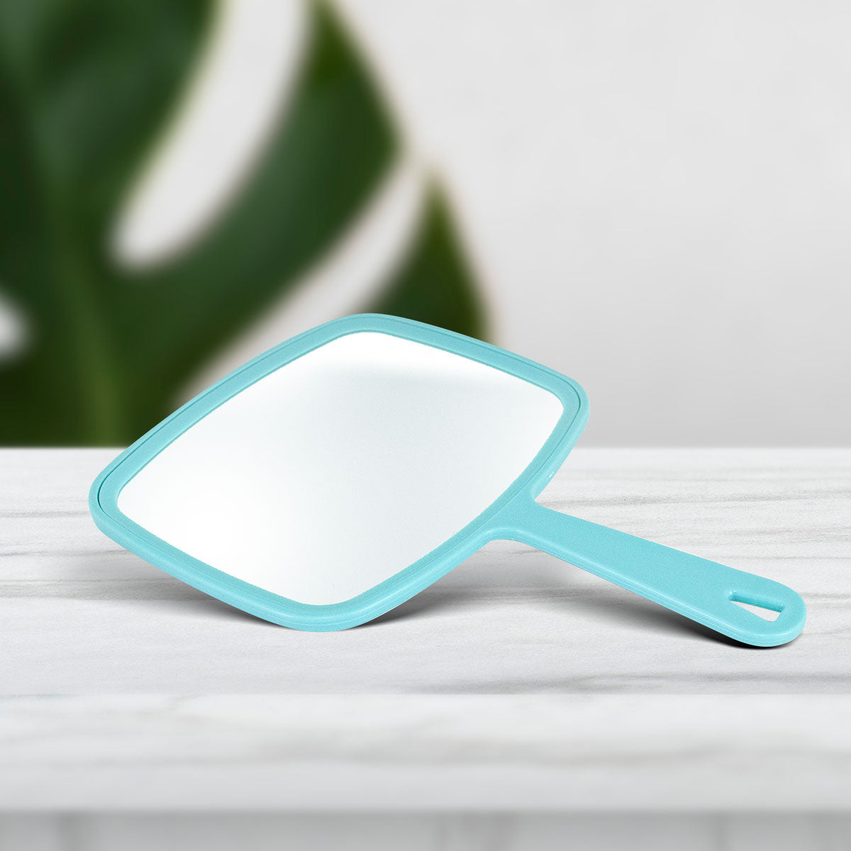 Espejo Rectangular de Mano, color Aqua – Waldo's