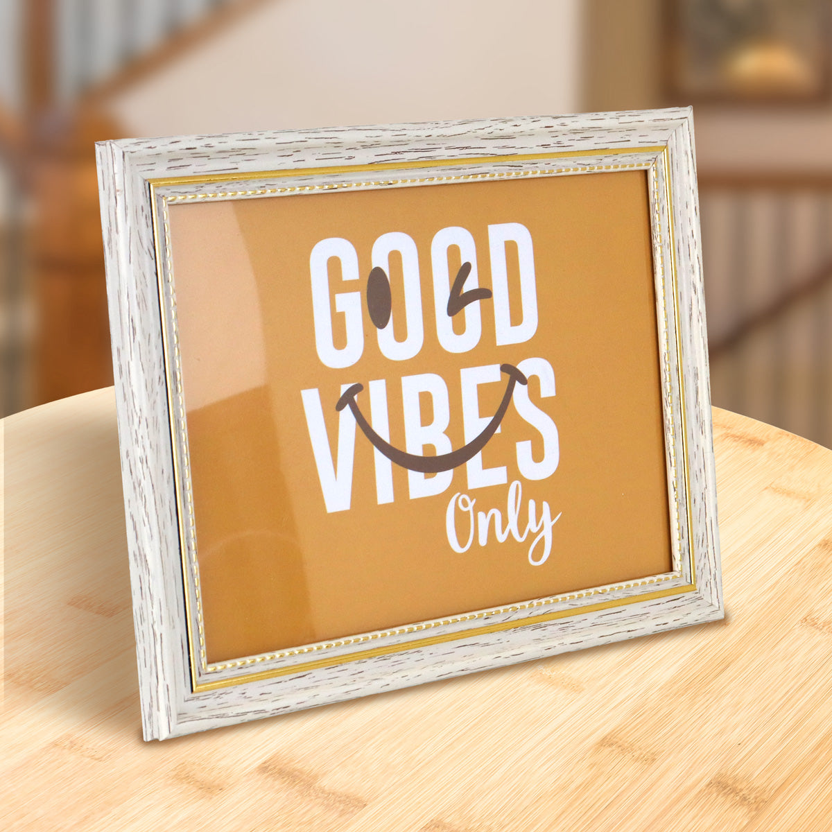 Portarretrato con Marco color Beige con Oro 13x18cm – Waldo's