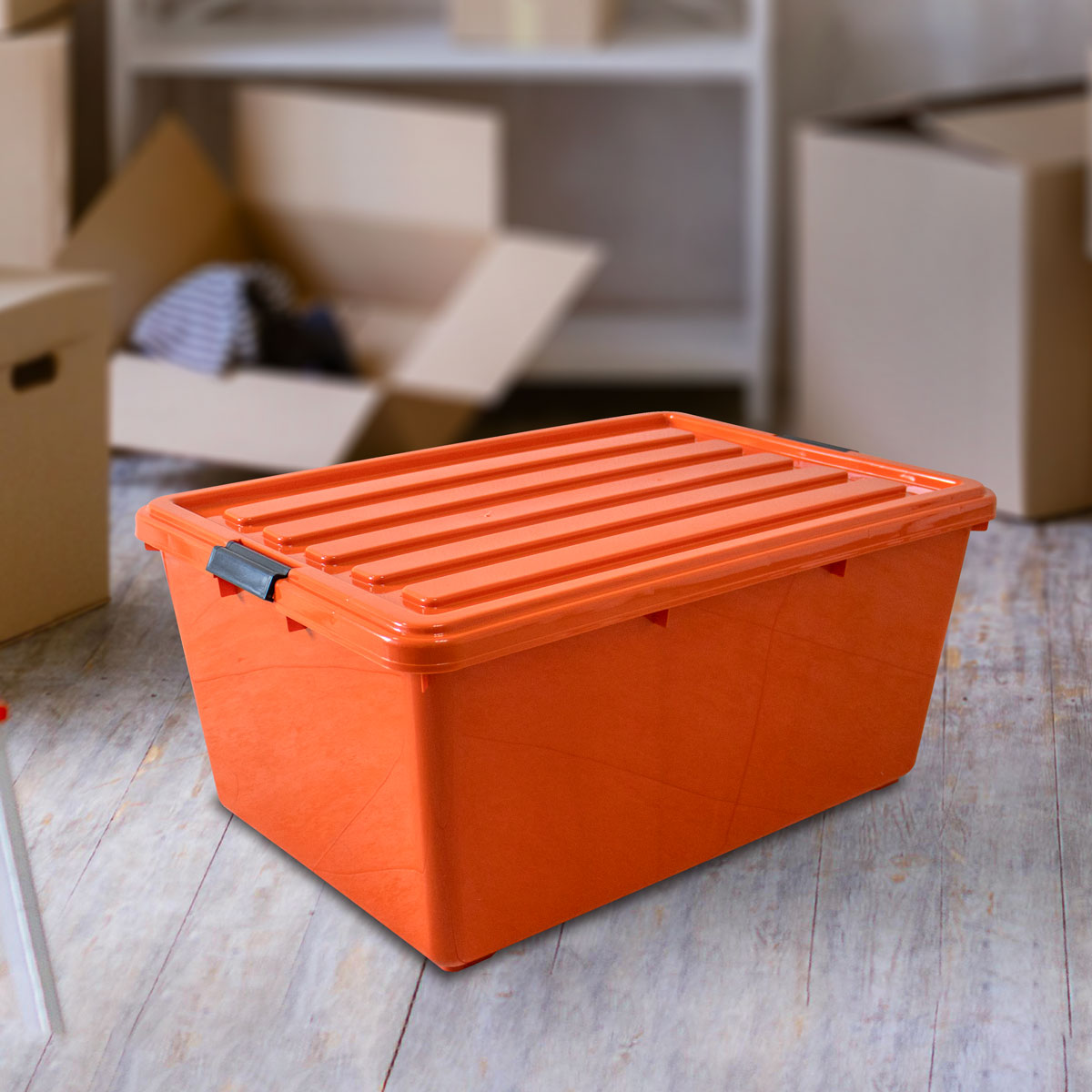 Caja Multiusos color Naranja 68 Lt. – Waldo's