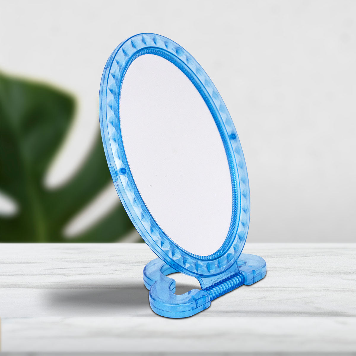 Espejo Ovalado con Agarradera color Azul Rey 13x24cm – Waldo's