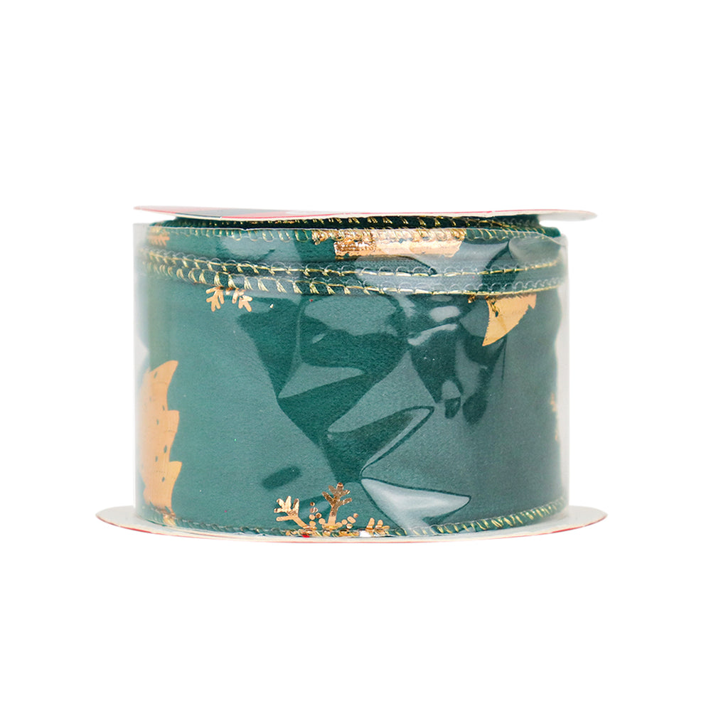 Listón Navideño Decorativo, Color Verde – Waldo's