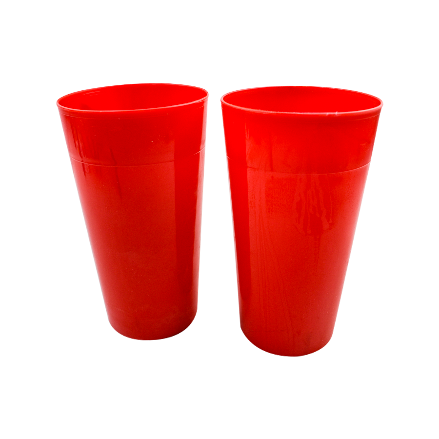 Set de 2 Vasos Maravilla 1L color Rojo – Waldo's