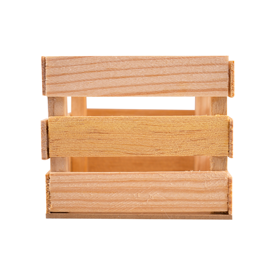 Huacal de Madera 10 x 10cm 1pza – Waldo's
