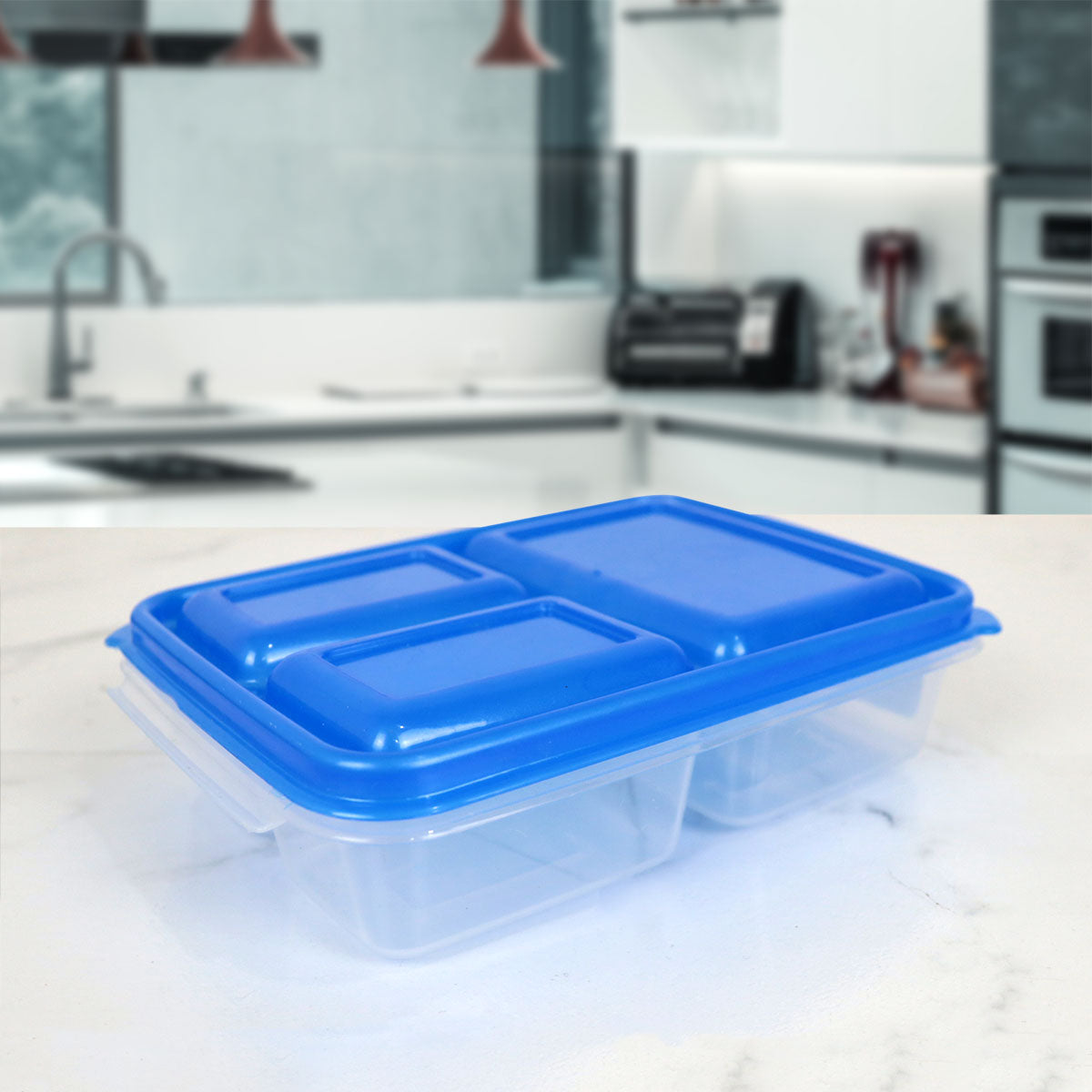 Contenedor de Plástico con 3 divisiones – Waldo's