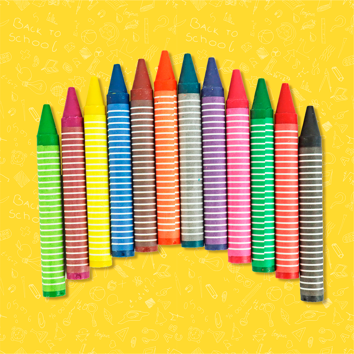 Crayones de Colores, 12 Piezas – Waldo's